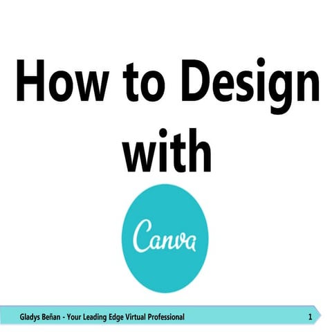 How to Design with Canva | PPT