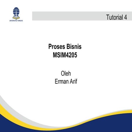 Belajar untuk Maju dan TUTORIAL 4 ESDM.ppt