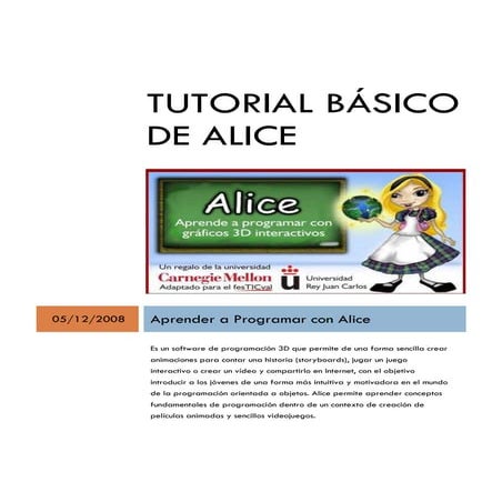 Tutorial alice | PDF