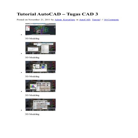 Tutorial auto ca1 | DOCX