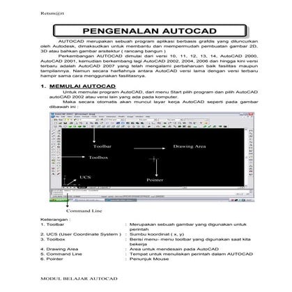 Tutorial autocad | PDF