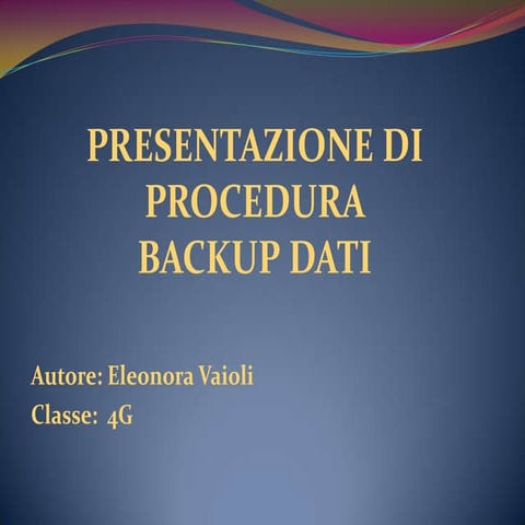 Tutorial backup | PPTX