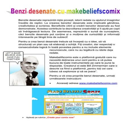 Benzi desenate cu Makebeliefscomix | PDF