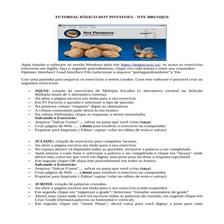 Tutorial Básico Hot Potatoes | ODT