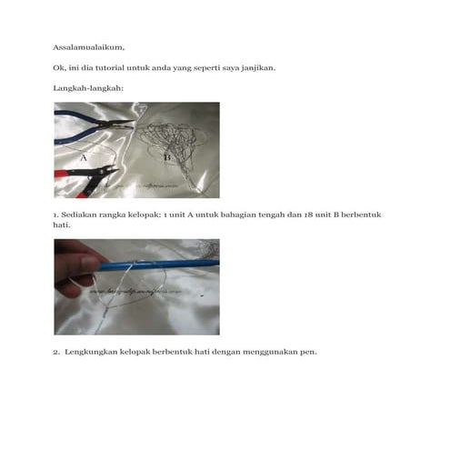 Tutorial bunga dip | PDF