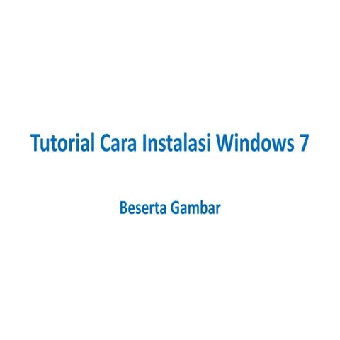 Cara Instal Windows 10 di Laptop dan PC.pptx
