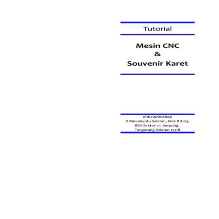 Tutorial cnc & karet | DOC