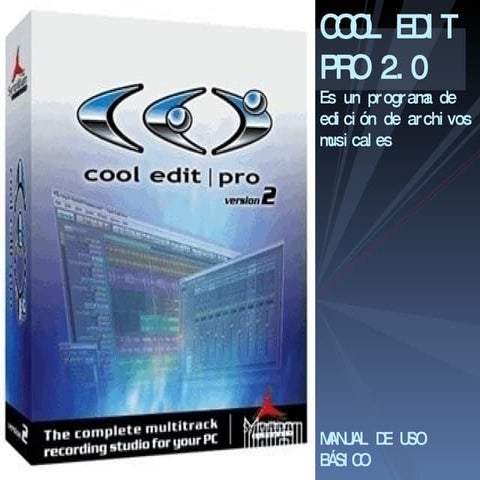 Tutorial Cool Edit Pro 2 | PPT