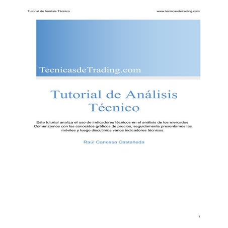 Tutorial de Análisis Técnico Gratuito | PDF