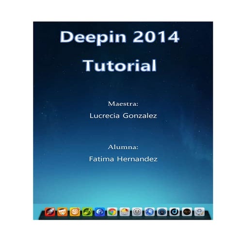 Tutorial deepin2014 | PDF