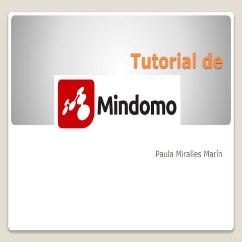 Tutorial de mindomo | PPTX
