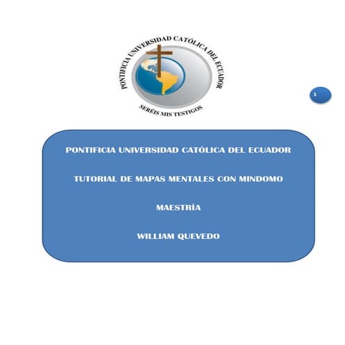 Tutorial de mindomo en linea | DOCX