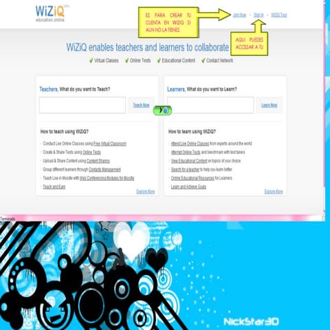 Tutorial De Wiziq | PPT