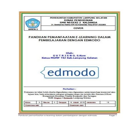 Tutorial edmodo | PDF