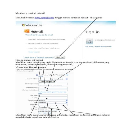 Tutorial e mail | DOCX