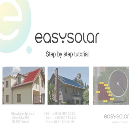 EasySolar - Step by step tutorial | PPT