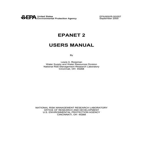 Tutorial Epanet Pdf