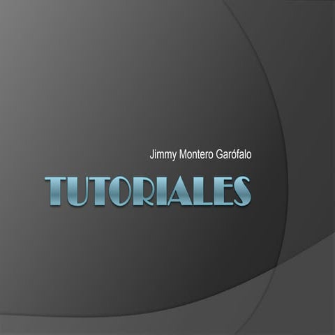 ¿Qué son los tutoriales? | PPTX