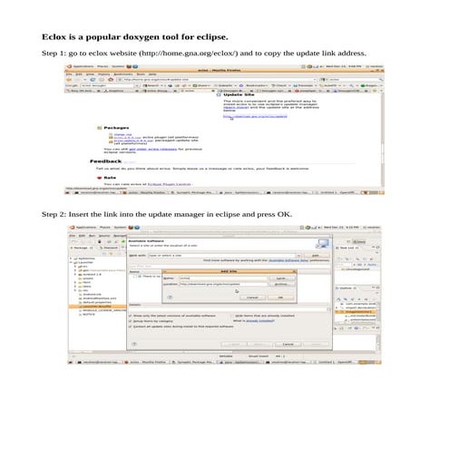 Tutorial for Installing eclox | PDF | Computing | Technology & Computing