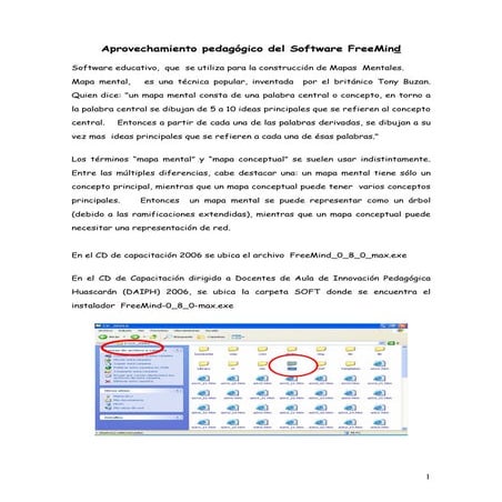 Tutorial Freemind | PDF