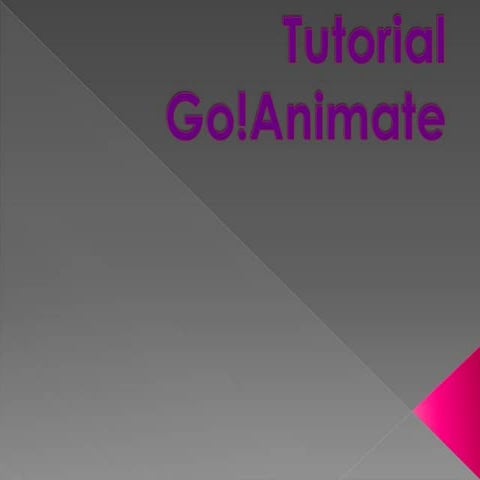 Tutorial go!animate | PDF