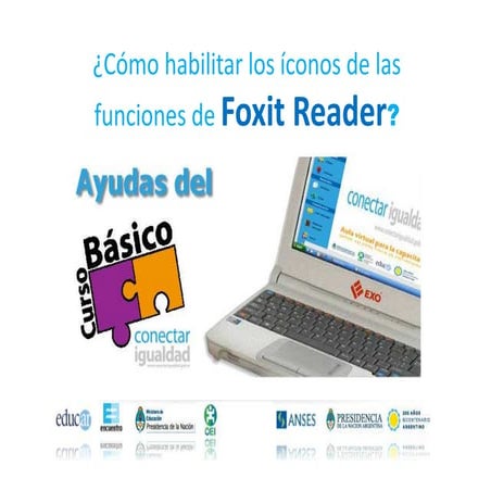 Habilitar funciones del Foxit Reader | PDF