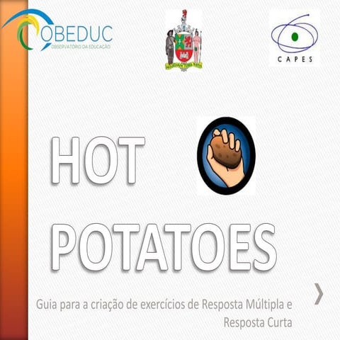 Tutorial hot potatoes | PPT