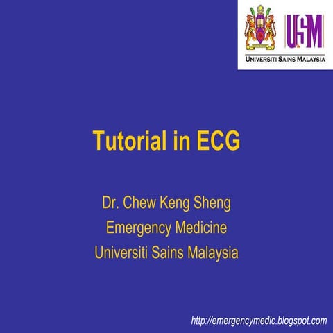 Tutorial in Basic ECG for Medical Students | PPT