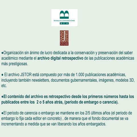 Tutorial JSTOR | PPT