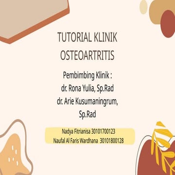 TUTORIAL KLINIK Osteoarthritis_Nadya F_Naufal.pptx
