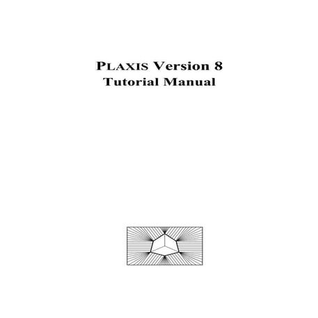 Plaxis 3d tutorial manual | PDF