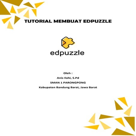 Tutorial Membuat Edpuzzle | PDF