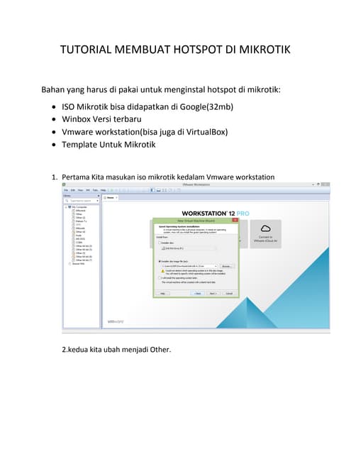 Tutorial install hotspot mikrotik haidar kholis | PDF