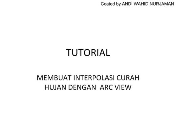 Tutorial penyusunan layer peta & pembuatan layout di arcgis | PDF