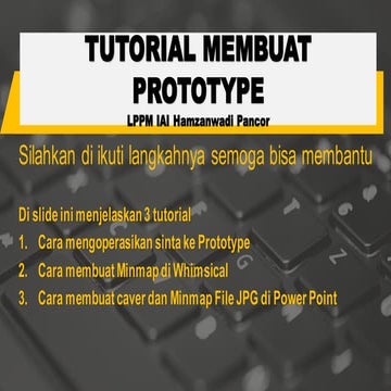 Tutorial Membuat Protoype sebagai pilihan | PDF