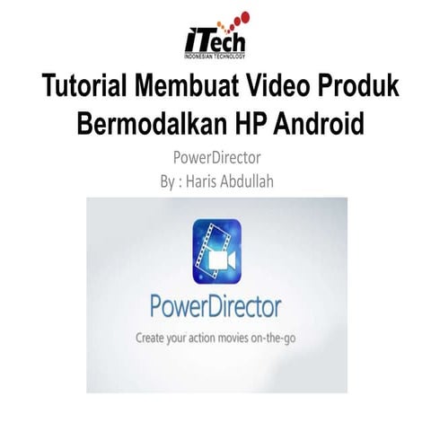 Tutorial membuat video produk | PPTX