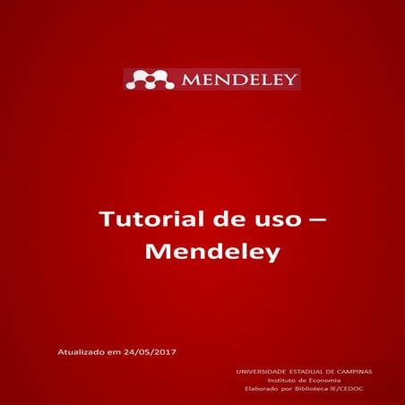 Tutorial mendeley | PDF