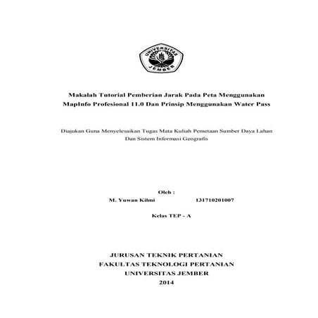 Tutorial Map Info | PDF