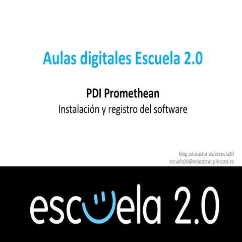 Instalación promethean | PPT