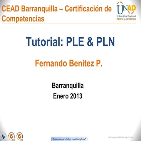Tutorial 2 ple y pln 2 | PPT
