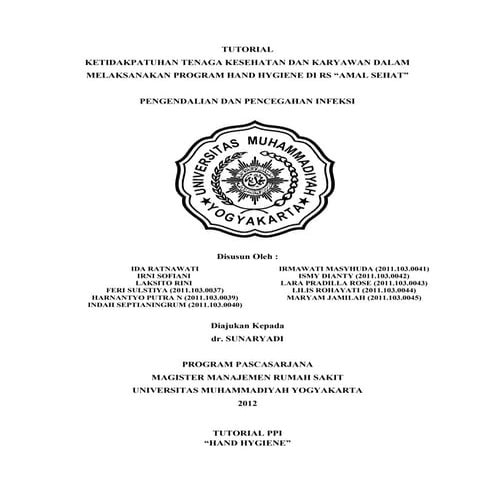 Tutorial ppi hand_hygiene | PDF