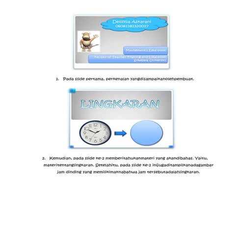 Tutorial menggunakan PPT lingkaran | DOCX