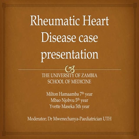 Rheumatic Heart Disease | PPT