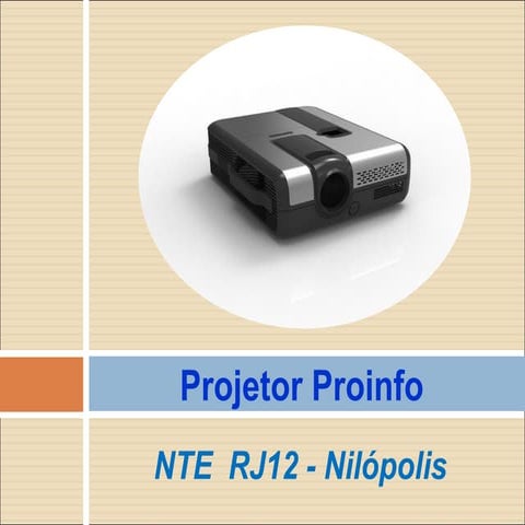 Tutorial Projetor Proinfo (Artur) | PDF