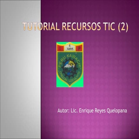 Tutorial recursos tic (2) | PPT