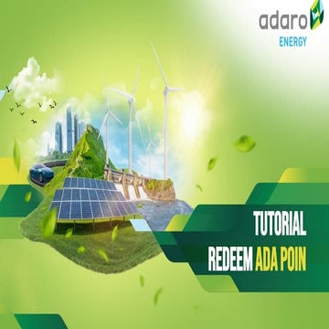 Tutorial Redeem Ada Poin_2023 adago poin | PDF