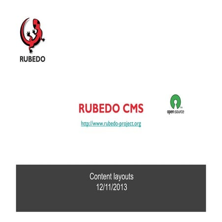 Rubedo roadmap (En) | PDF