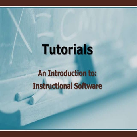 Tutorials | PPT