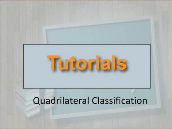 Tutorials--Quadrilateral Area and Perimeter | PPT | Physics | Science