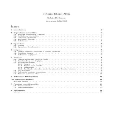 Tutorial share latex | PDF